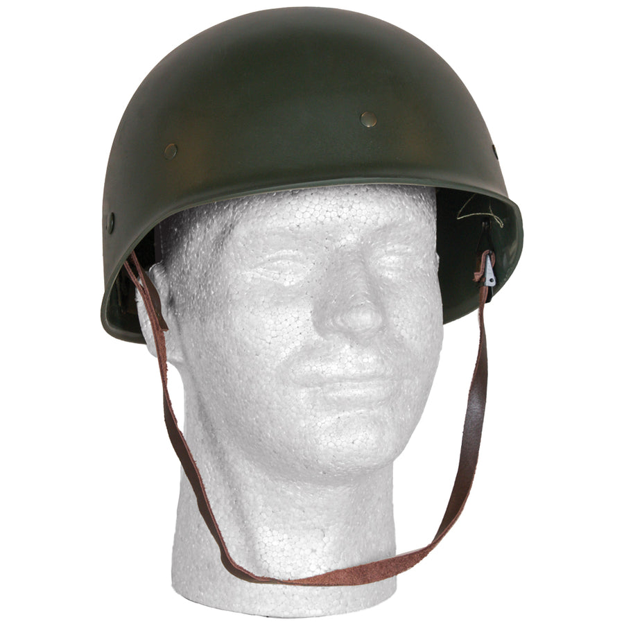 Deluxe M1 Style Steel Combat Helmet and Liner - Fox Outdoor