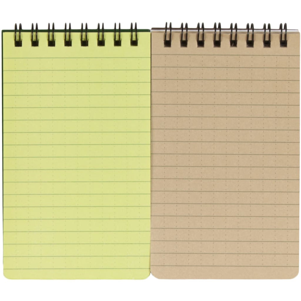 Military Style Weatherproof Notebook (Pack of 6) - Fox Outdoor